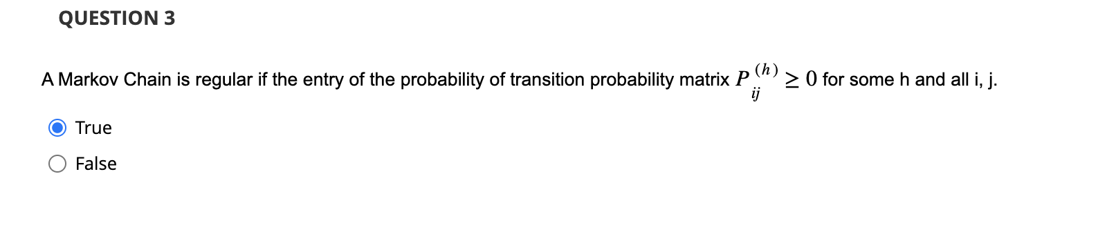 Solved A Markov chain is a discrete-time, discrete-state | Chegg.com Solved A Markov chain is a discrete-time, discrete-state | Chegg.com