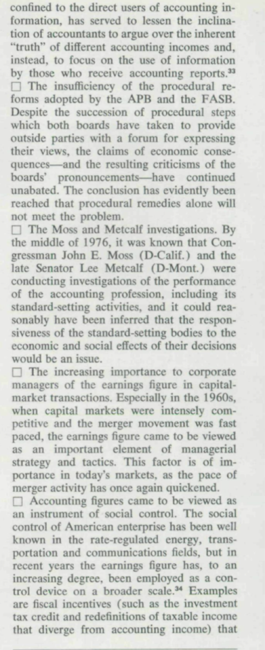 Economic Consequences As a Substantive Issue Economic | Chegg.com