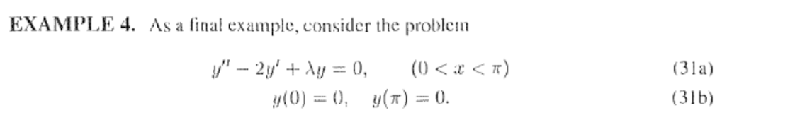 EXAMPLE 4. ﻿As a final example, consider the problem | Chegg.com