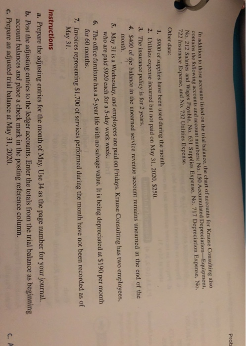 Solved to P3.IA (LO 2, 3, 4) Logan Krause started The trial | Chegg.com