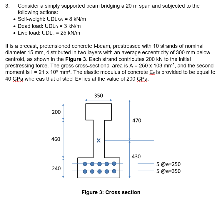 Solved b. Calculate the equivalent cross-sectional area | Chegg.com
