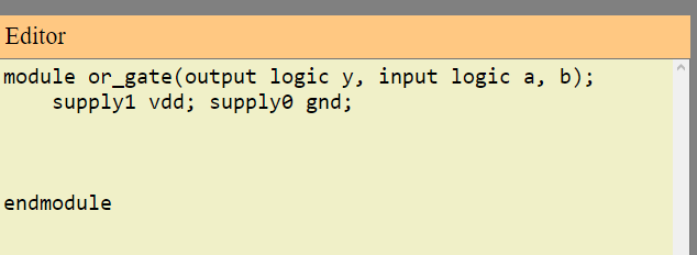 Solved Implement a OR gate using only six CMOS transistors. | Chegg.com