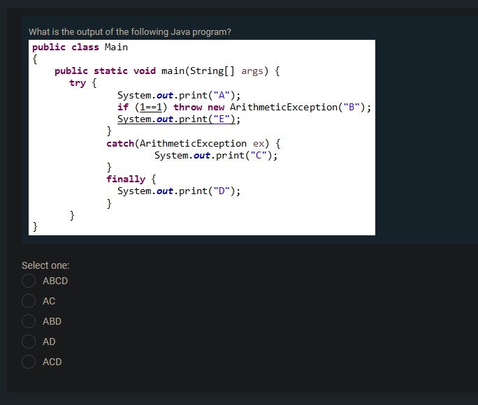 Solved What is the output of the following Java program? | Chegg.com