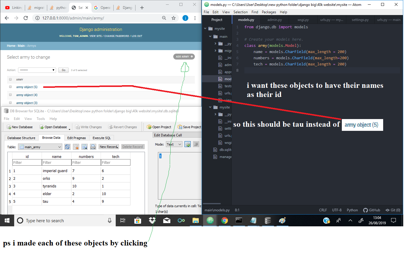 Solved ######## models.py from django.db import models # | Chegg.com
