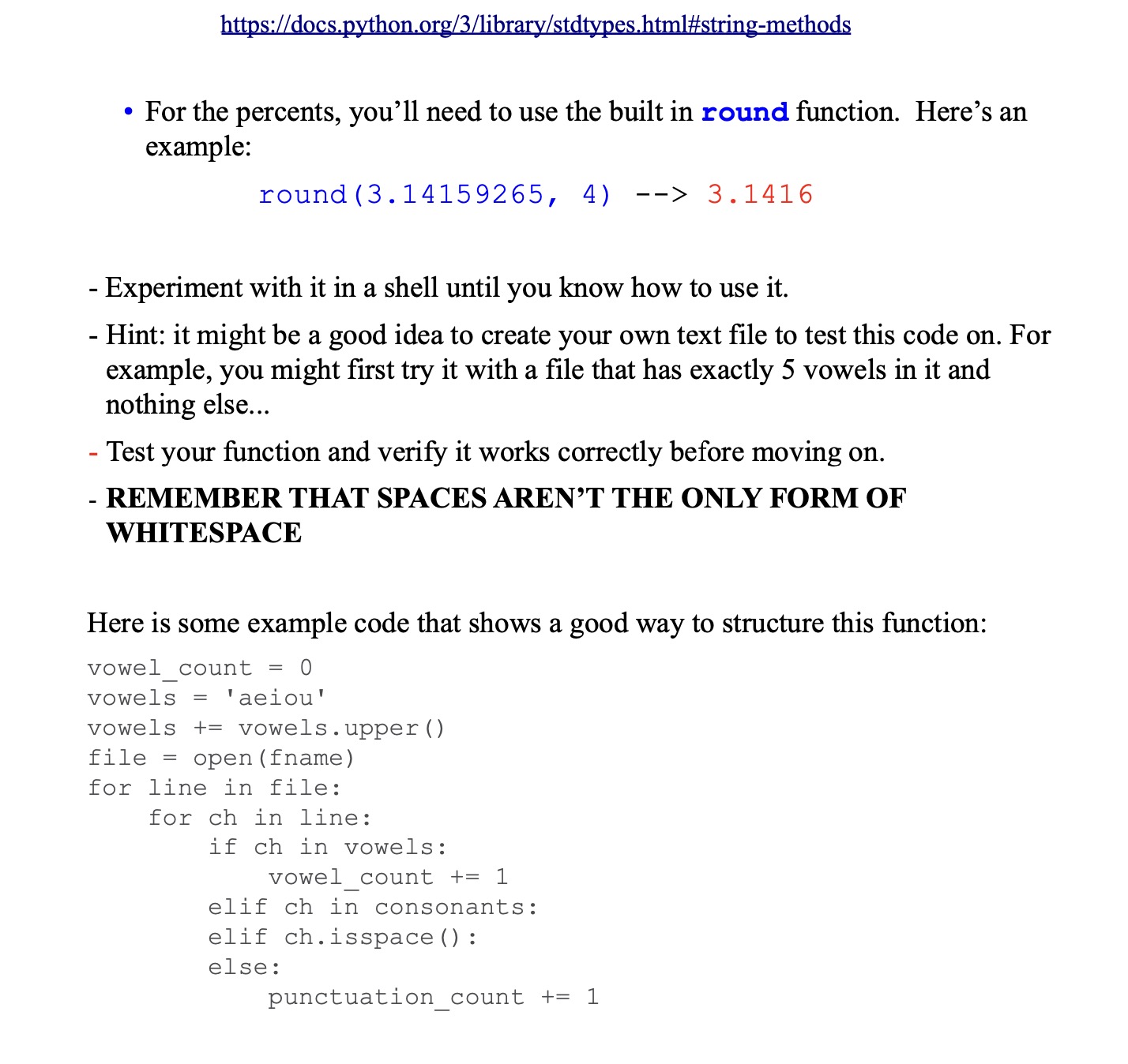 Solved Create a new file called madlib.py. In the file: 1) | Chegg.com