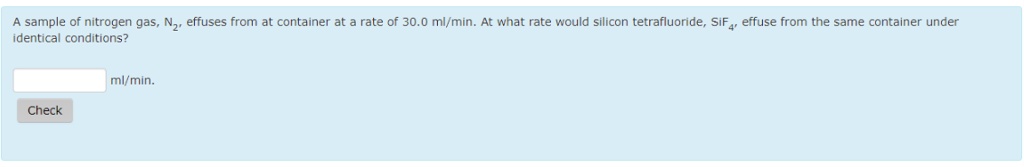 Solved A sample of nitrogen gas, N2, effuses from at | Chegg.com Solved A sample of nitrogen gas, N2, effuses from at | Chegg.com