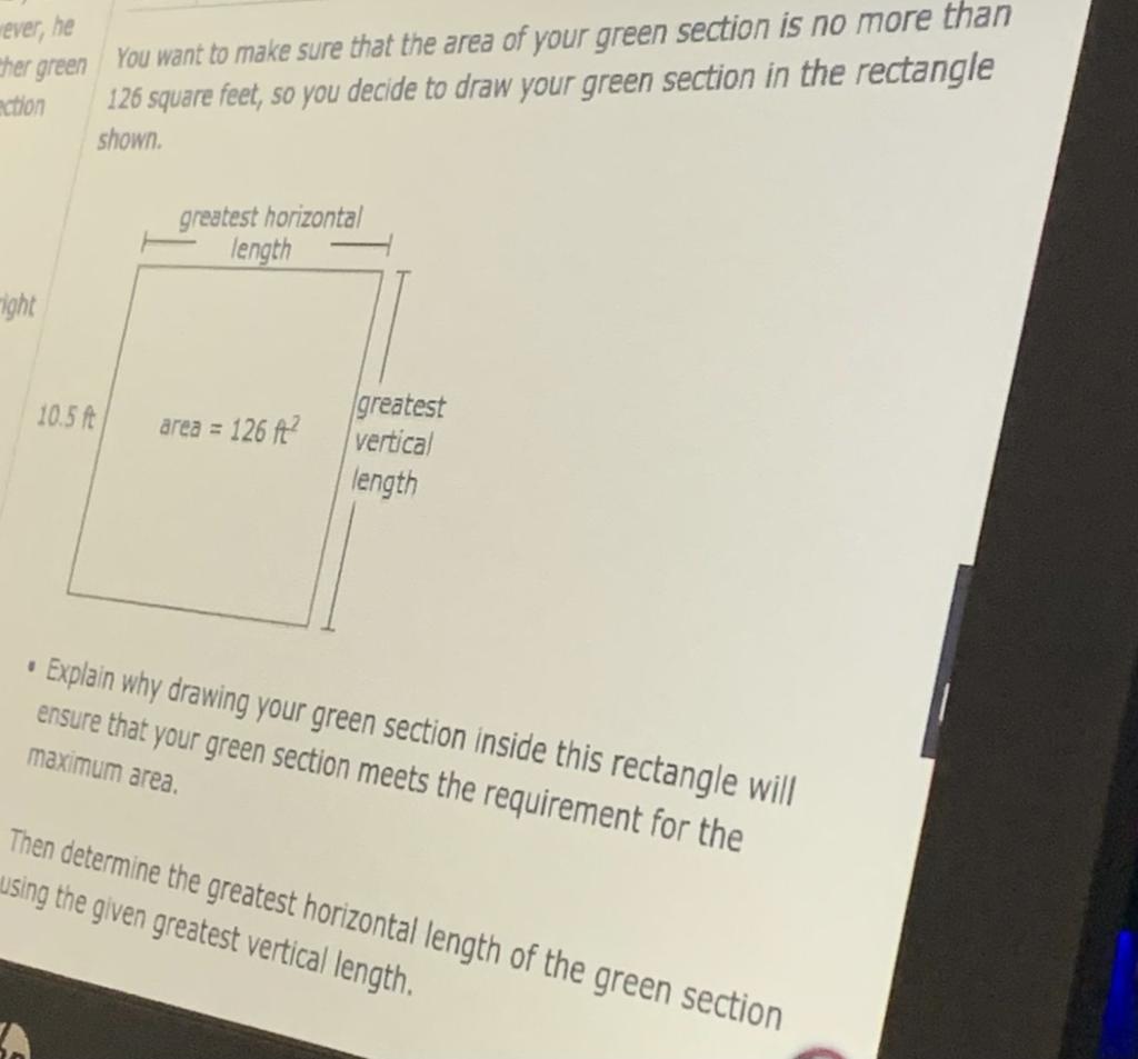 Solved ever, he ther green You want to make sure that the | Chegg.com