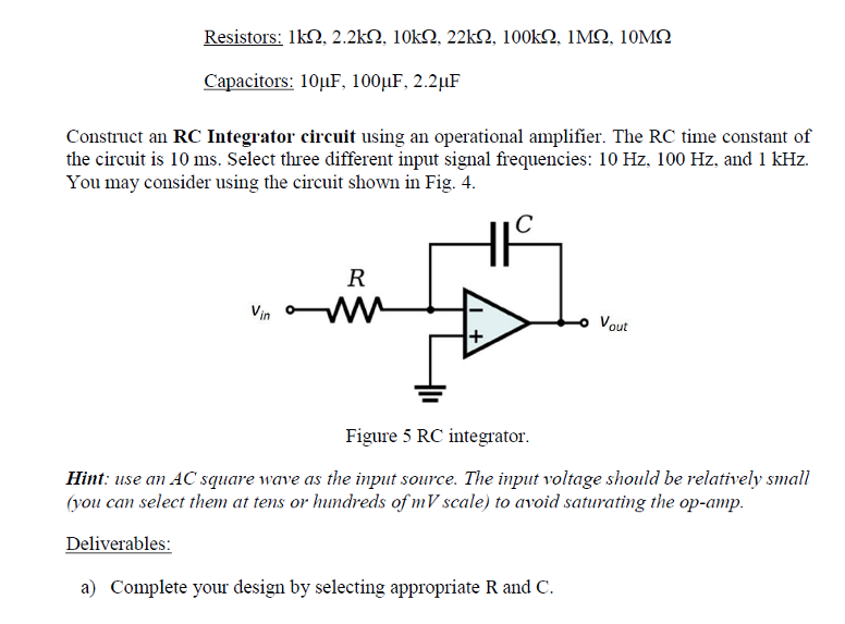 Solved Resistors: 1K2. 2.2K2. ÎOkQ. 22kf2. Î00kQ, IMQ. 10ΜΩ | Chegg.com