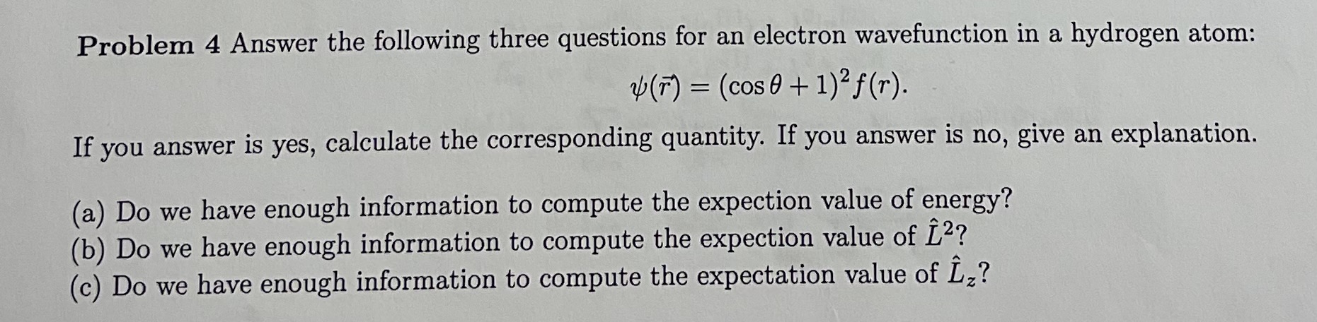 Solved Problem 4 ﻿Answer the following three questions for | Chegg.com