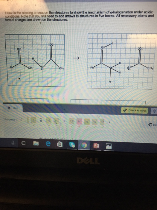 Solved Draw In the missing arrows on the structures to show | Chegg.com