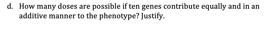 Solved 6. Polygenic inheritance - incomplete dominance - | Chegg.com