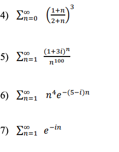 Solved Problem #3: (35 points): Convergence. For the | Chegg.com