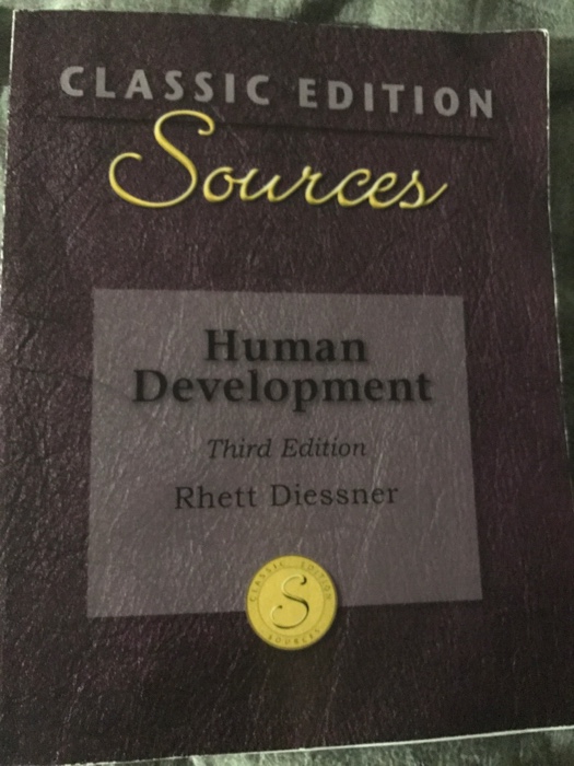 Solved CLASSIC EDITION cS Human Development Third Edition | Chegg.com