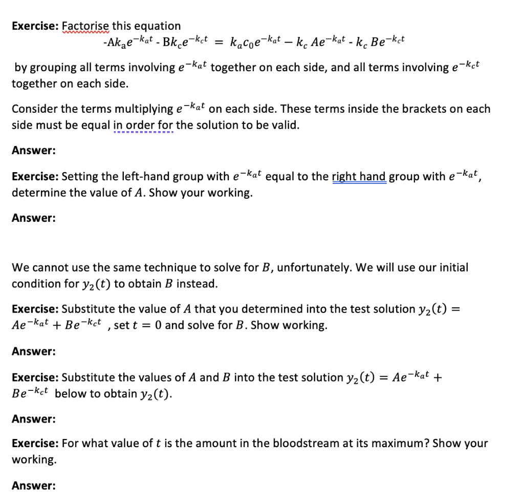 Solved Exercise: Factorise this equation | Chegg.com