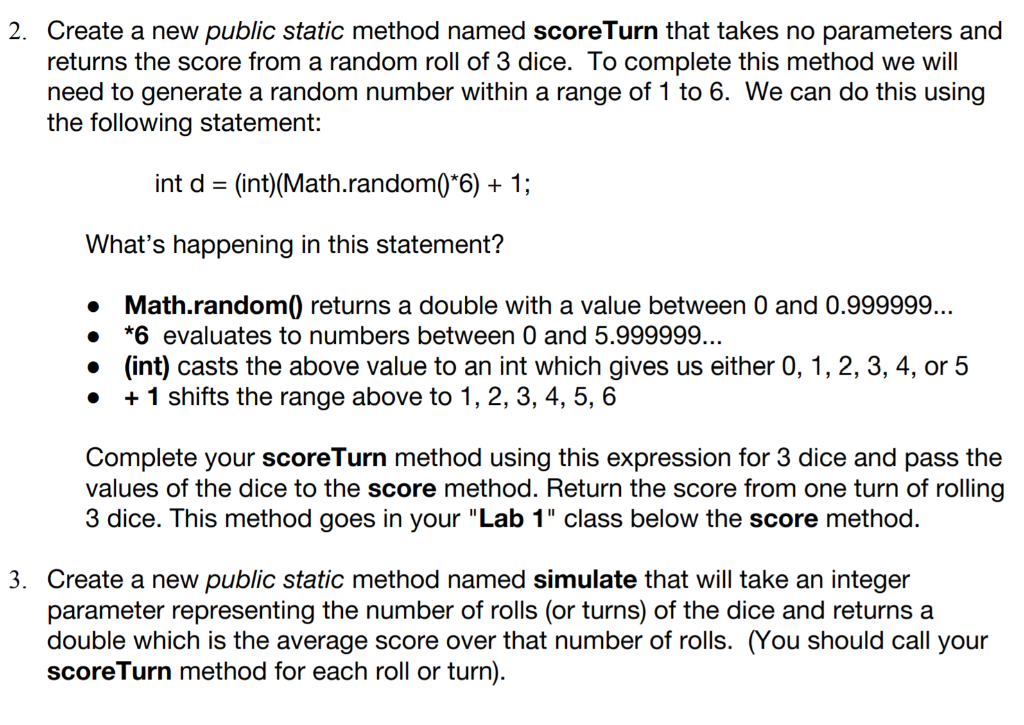 Solved * * /** * Scoring rule for a simple dice game. * 3 of | Chegg.com