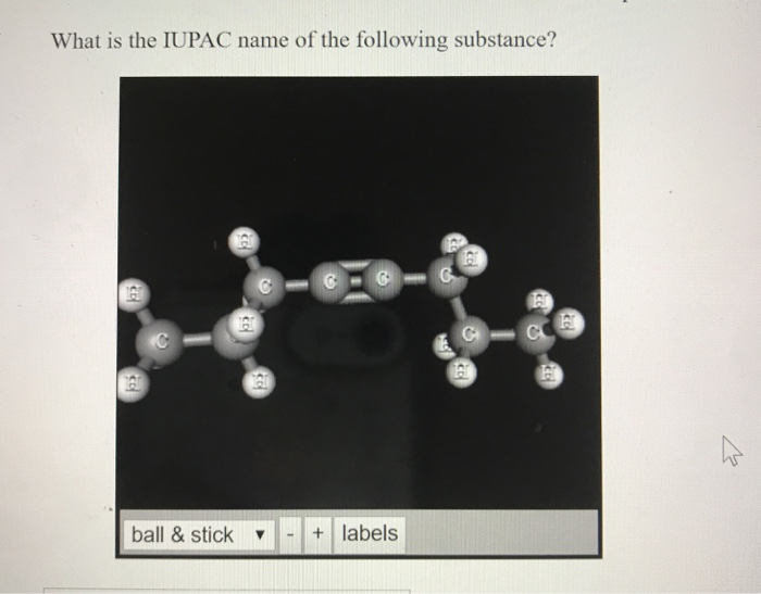 Solved What is the IUPAC name of the following substance? | Chegg.com