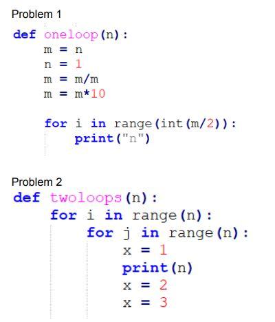 Solved Part 1 For the following snippets of code perform the | Chegg.com