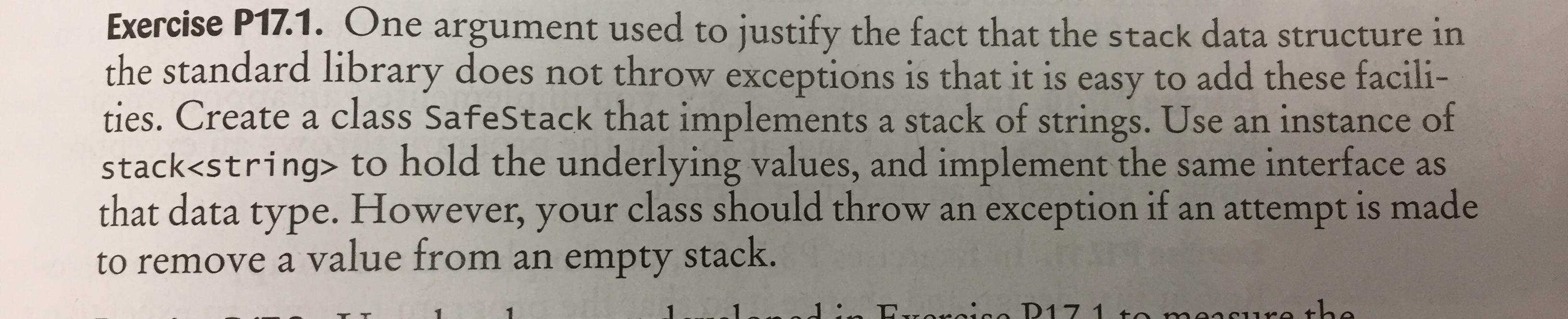 Solved Exercise P17.1. One argument used to justify the fact | Chegg.com