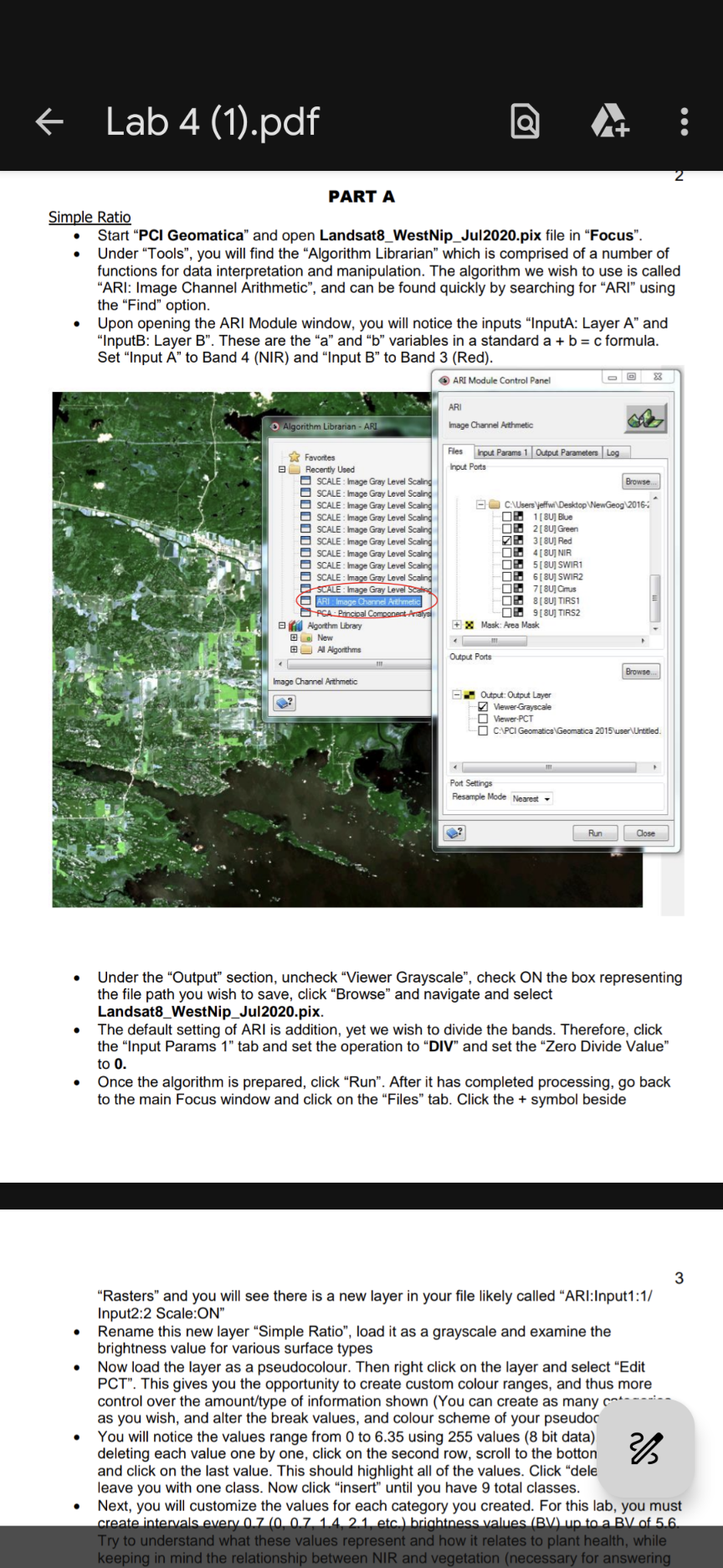 Solved "Rasters" and you will see there is a new layer in | Chegg.com