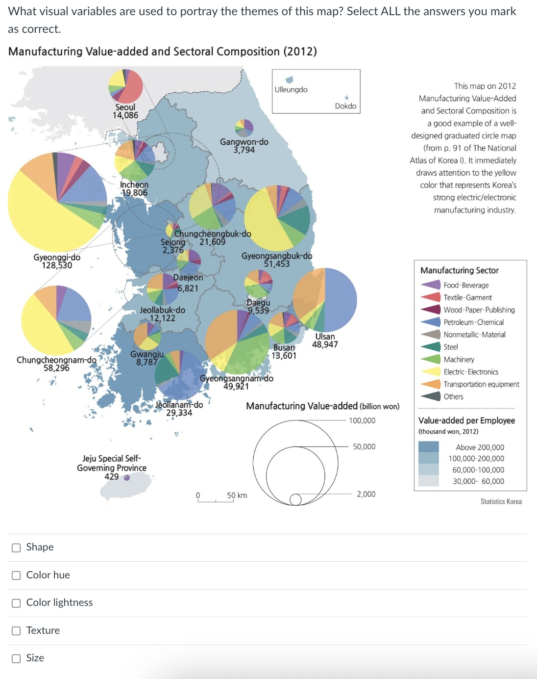 Solved What visual variables are used to portray the themes | Chegg.com
