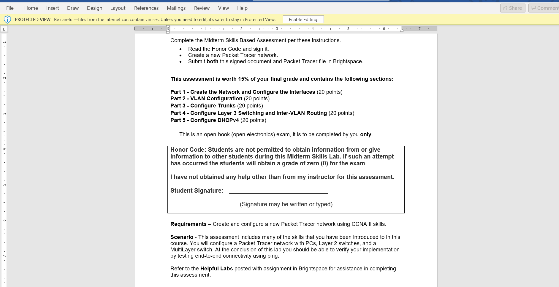 File Home Insert Draw Design Layout References | Chegg.com