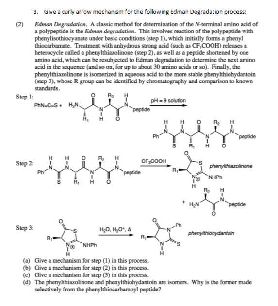 Solved 3. Give a curly arrow mechanism for the following | Chegg.com