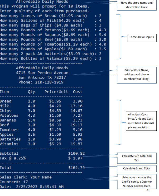 Solved Please follow instructions below and provide a | Chegg.com