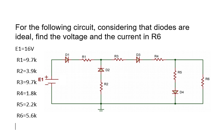 Solved Para el siguiente circuito, considerando que los | Chegg.com