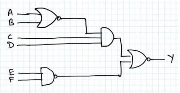 Solved Using De Morgan’s Equivalent gates and bubble pushing | Chegg.com