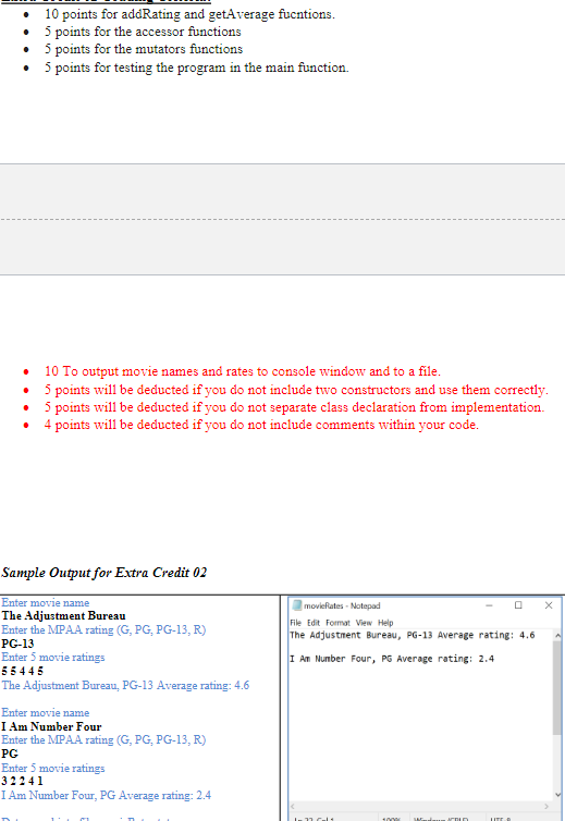 Solved Consider a class Movie that contains information | Chegg.com