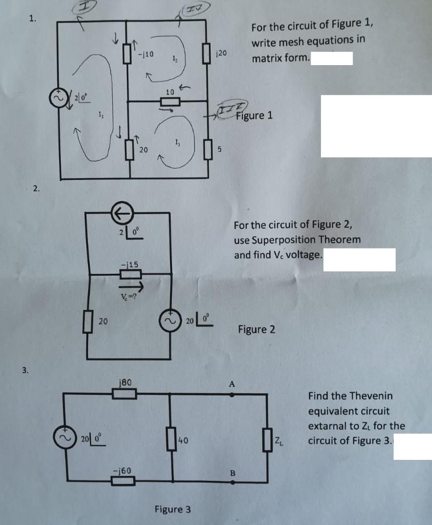 Solved he circuit of Figure 1 , mesh equations in -ix form. | Chegg.com