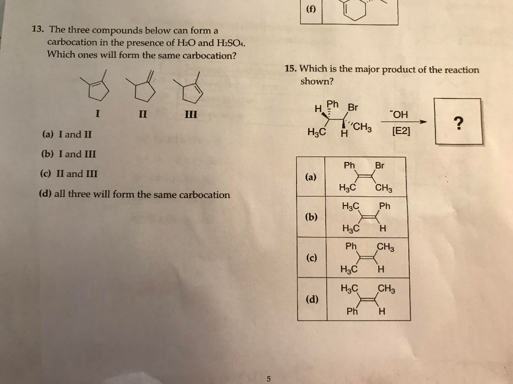 Solved he following rantin owir 14. What are all of the | Chegg.com
