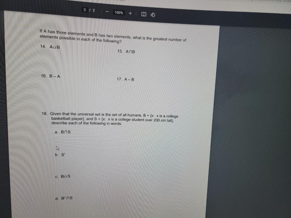 Solved Please answer this 2 part question 14-17 based off | Chegg.com