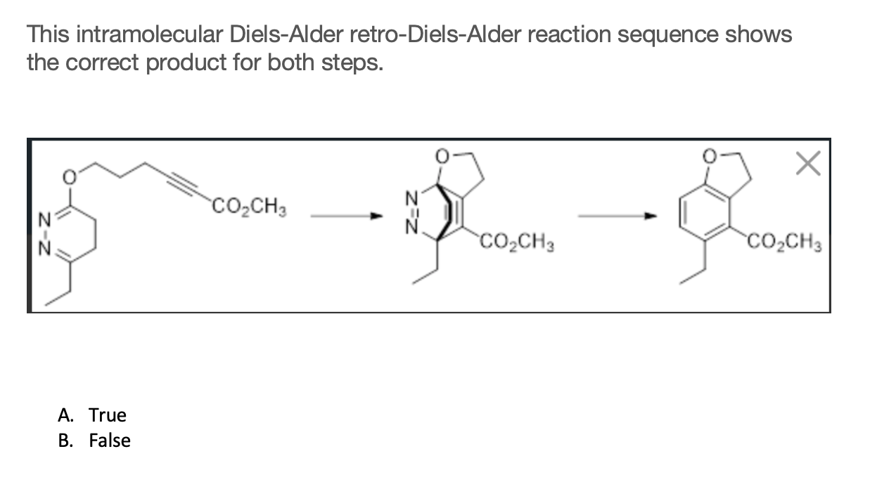 Solved This intramolecular Diels-Alder retro-Diels-Alder | Chegg.com
