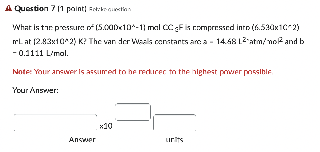 Solved \& Question 7 (1 point) Retake question What is the | Chegg.com