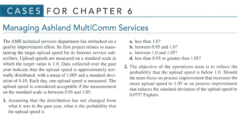 Solved The AMS technical services department has embarked on | Chegg.com