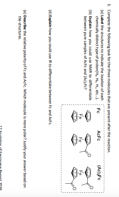 Solved 3. Complete the following task for the three | Chegg.com