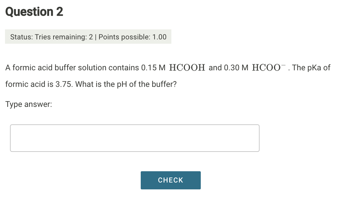 Solved Question 1 Status: Tries remaining: 1 | Points | Chegg.com