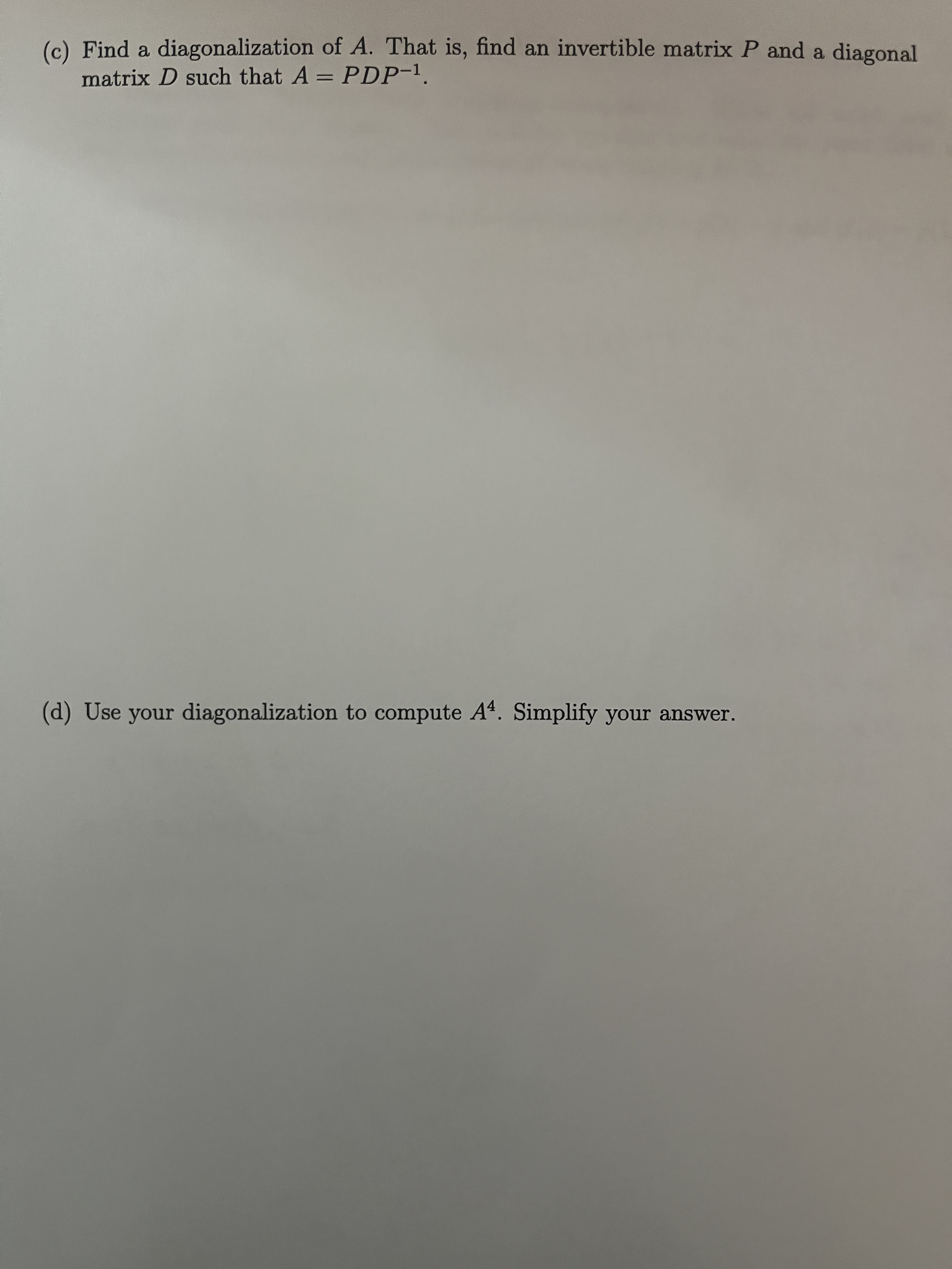 Solved 3. Consider the matrix A=[1423] (a) Find the | Chegg.com