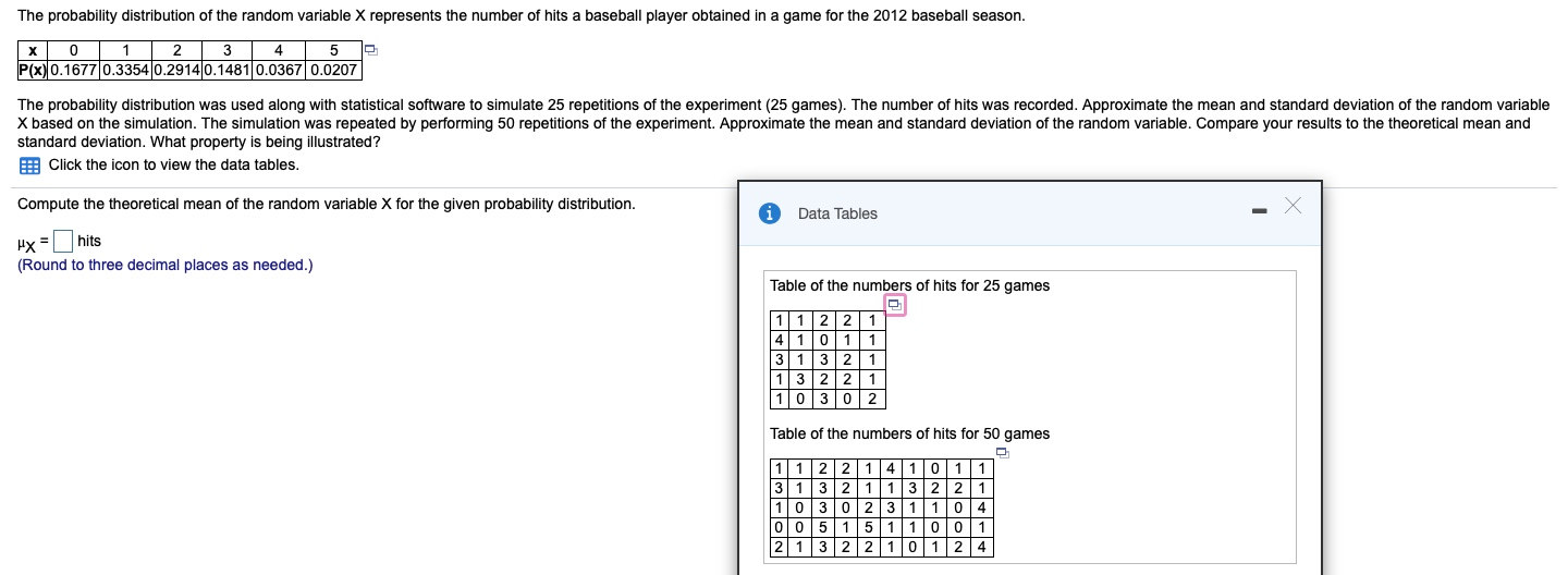 Solved The probability distribution of the random variable X | Chegg.com