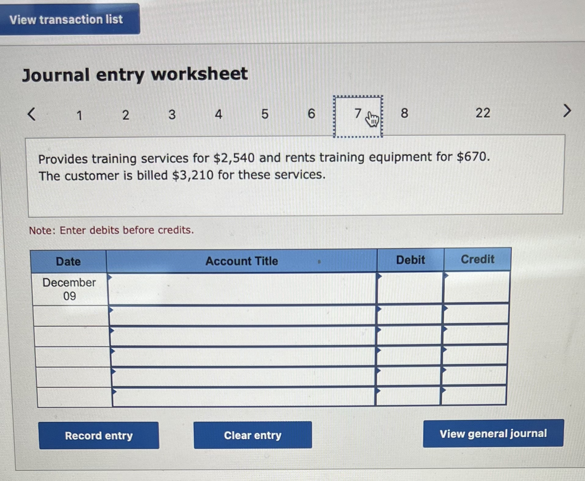 Solved Journal entry worksheet