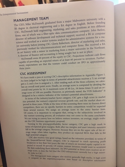PPENDIX Applying the VOS IndicatorT An Example | Chegg.com