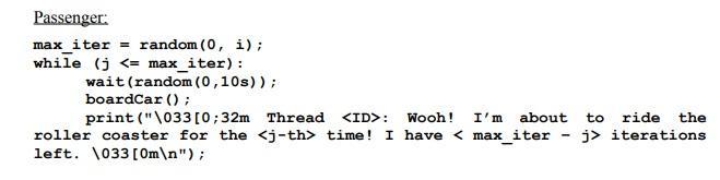 Solved This is a roller coaster C file program. Please | Chegg.com