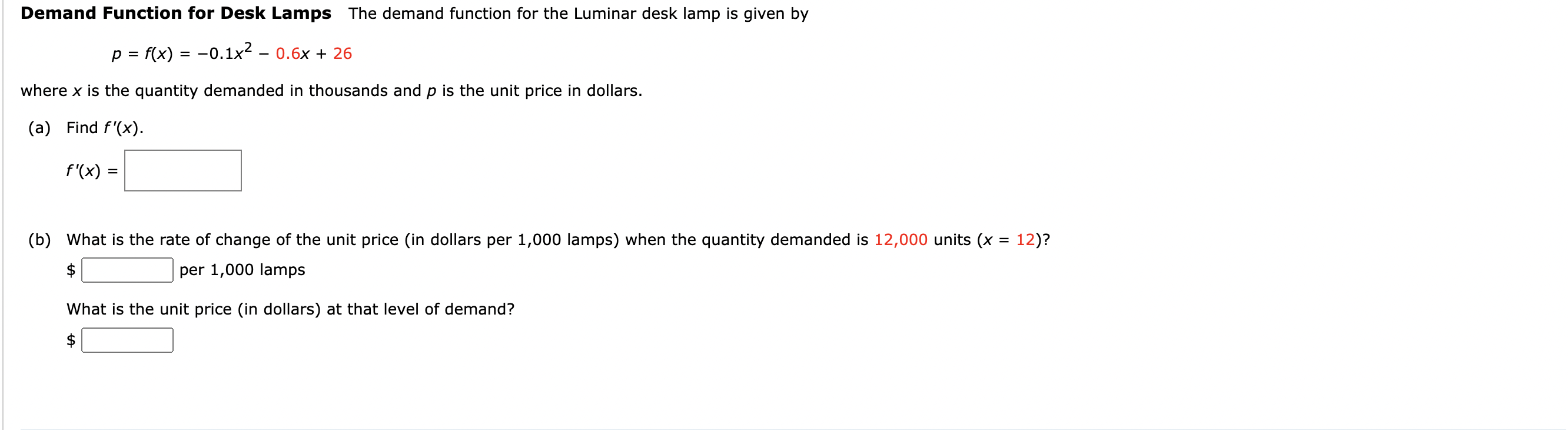 Solved Consider the following. f(x)=−25x2+2x+2 Find f′(x) | Chegg.com