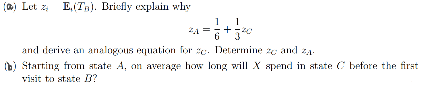 5. Consider a continuous time Markov chain X = (X(t): | Chegg.com