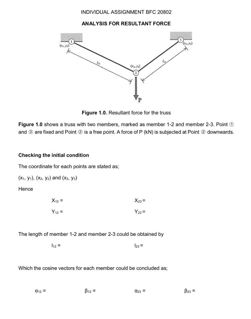 INDIVIDUAL ASSIGNMENT BFC 20802 ANALYSIS FOR | Chegg.com