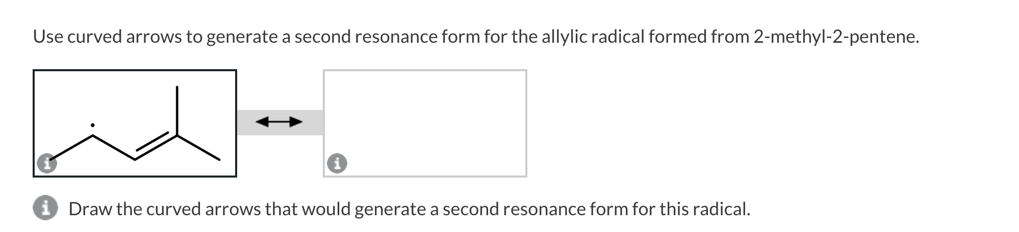 Solved Use curved arrows to generate a second resonance form | Chegg.com
