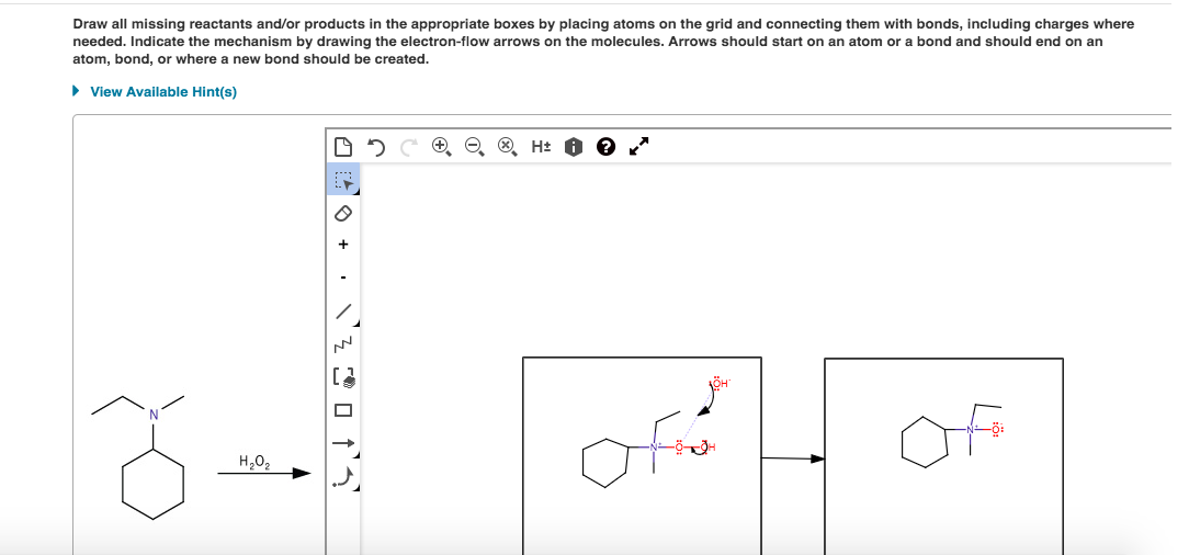Solved Draw the structure of the amine oxide produced from | Chegg.com