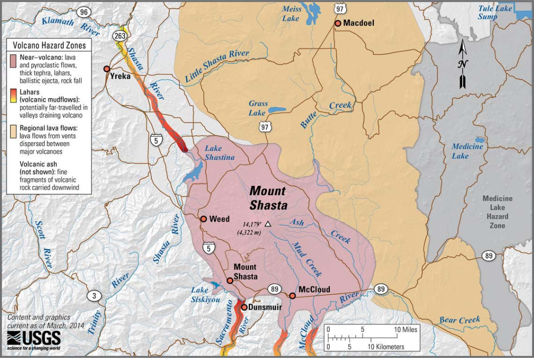 Usgs Volcano Map