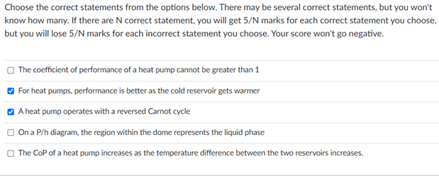 Solved Choose the correct statements from the options below. | Chegg.com